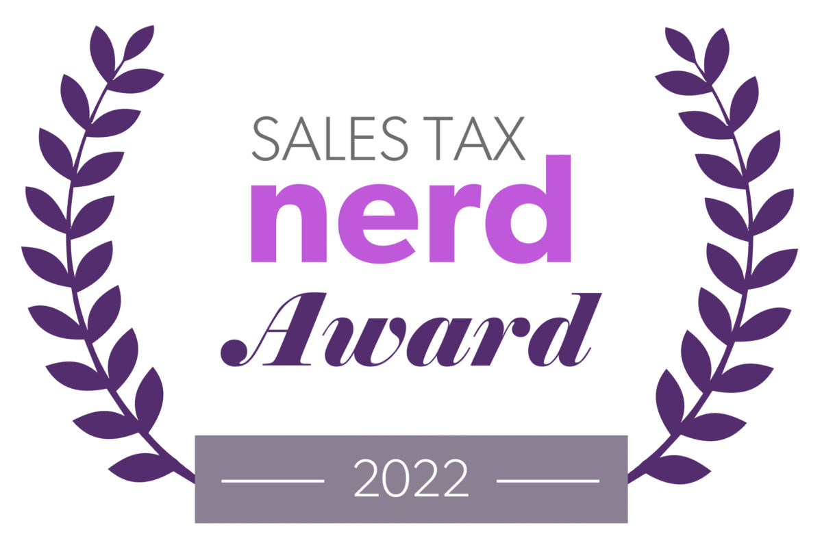 Sales Tax Nerd Award 2022 | Sales Tax Institute