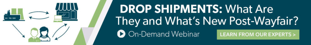 How do Drop Shipments work for sales tax purposes? | Sales Tax Institute