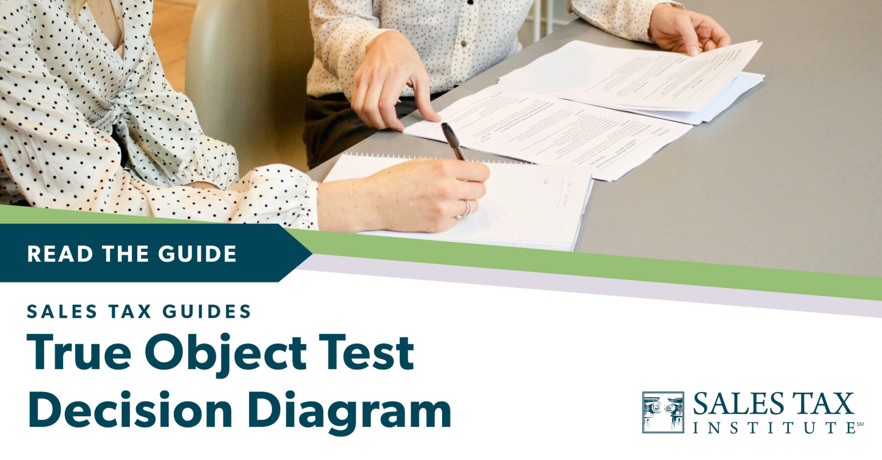 True Object Test Decision Diagram - 1 Minute Assessment | Sales Tax ...