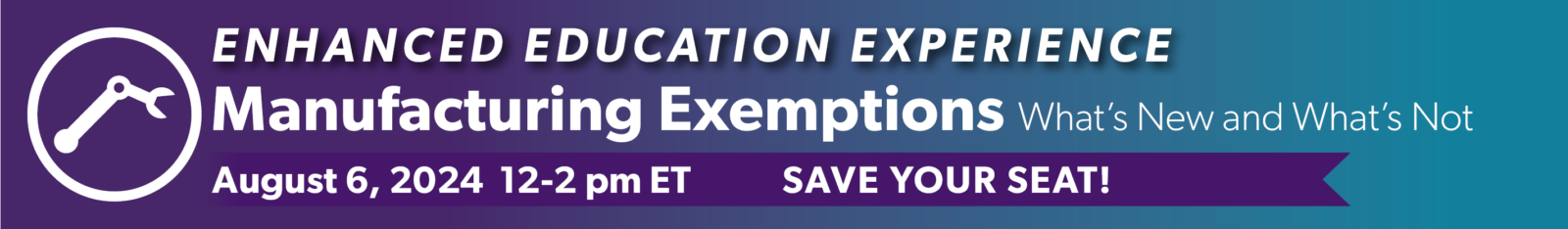 Assemble Your Toolkit for Manufacturing Sales Tax Exemptions - Sales ...